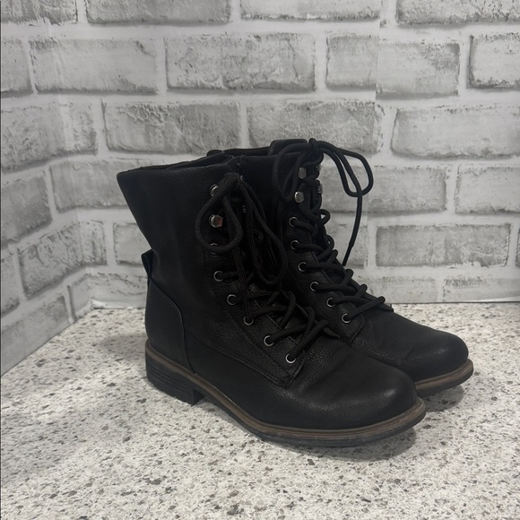 boc | Shoes | Boc Black Combat Laceup Boots | Poshmark